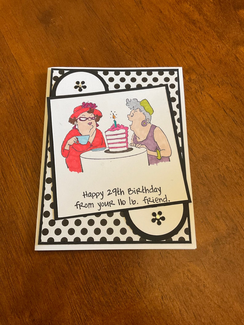 Happy 29th Birthday From Your 110 Pound Friend Handmade - Etsy