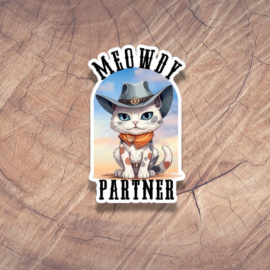 Meowdy Sticker - Etsy