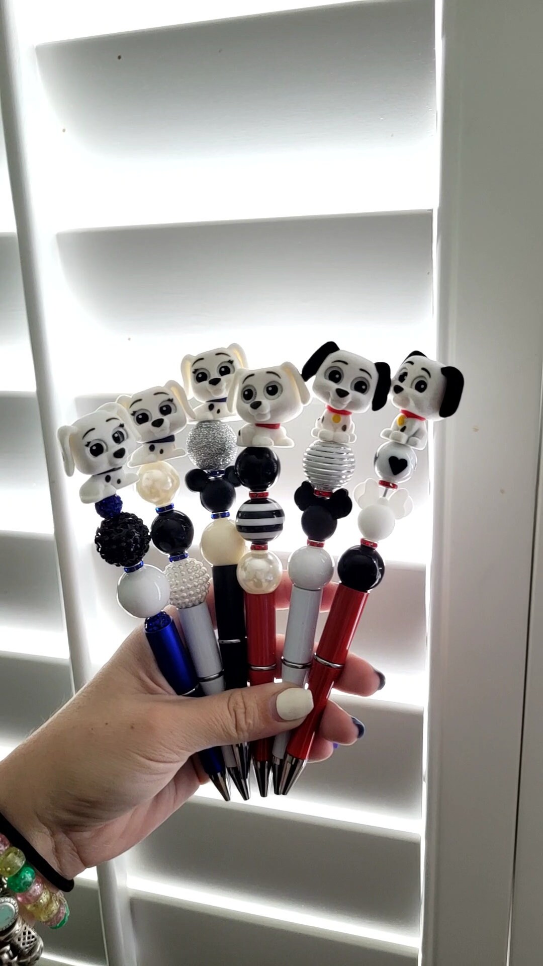 Disney Inspired Custom Beaded Character Pen Toppers, 101 Dalmations ...