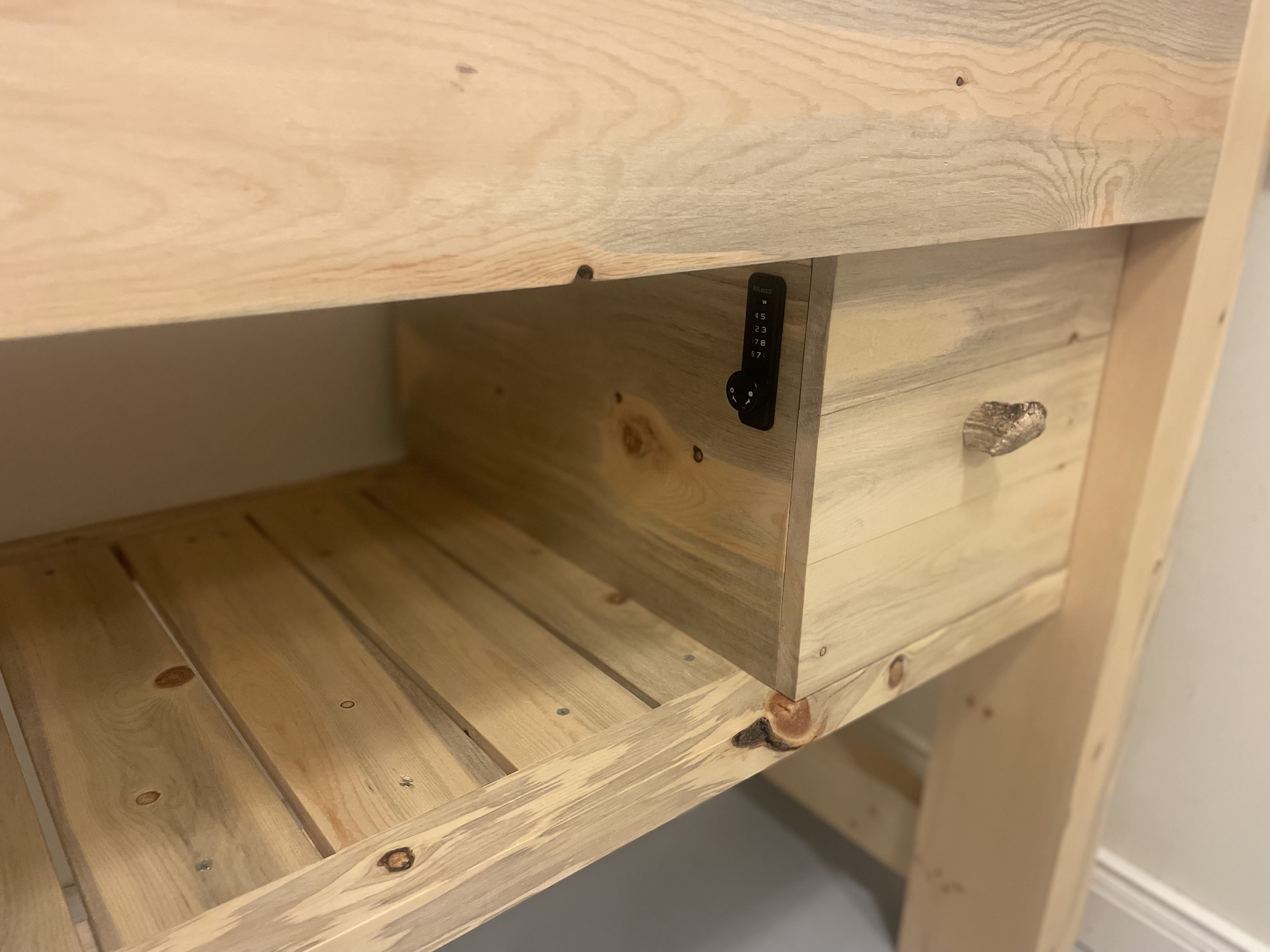 Gun Safe Work Bench - Beetle Kill Pine - Etsy