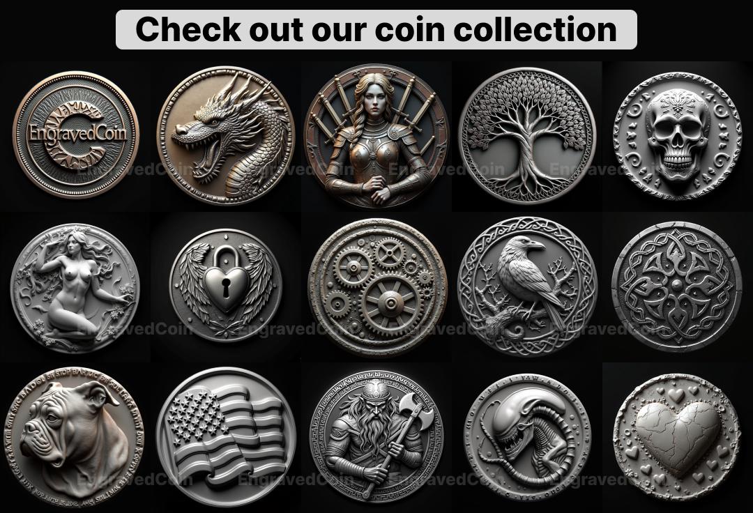 Woman Viking Warrior Axe Celtic Coin Merc STL+PNG 3D Embossing Files ...