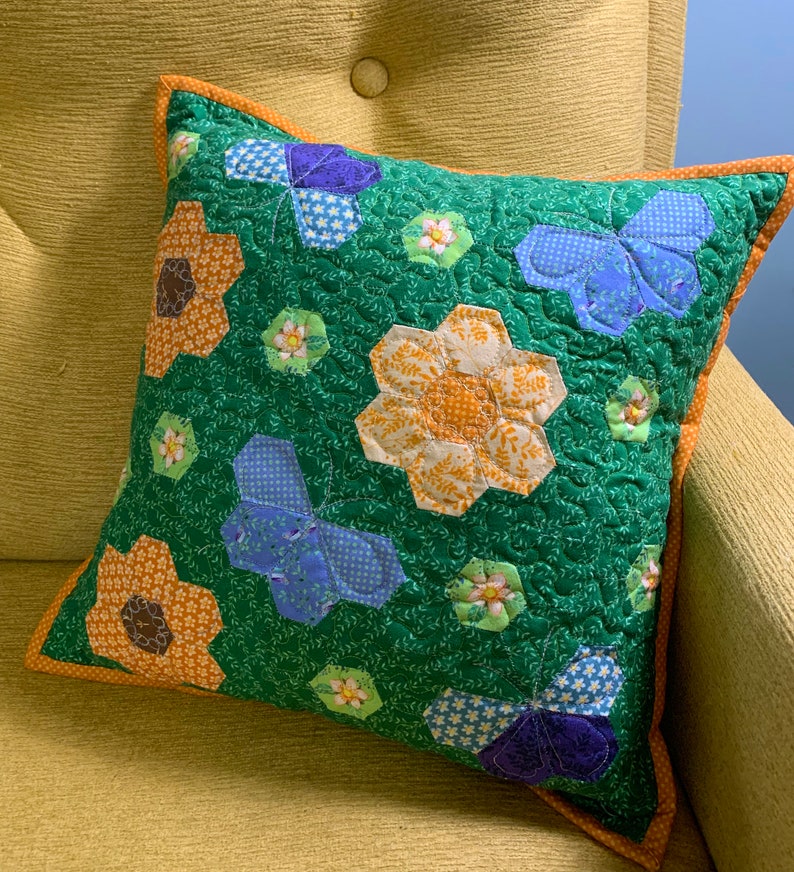 EPP Butterflies & Blooms Pillows Pattern and Papers Kit - Etsy