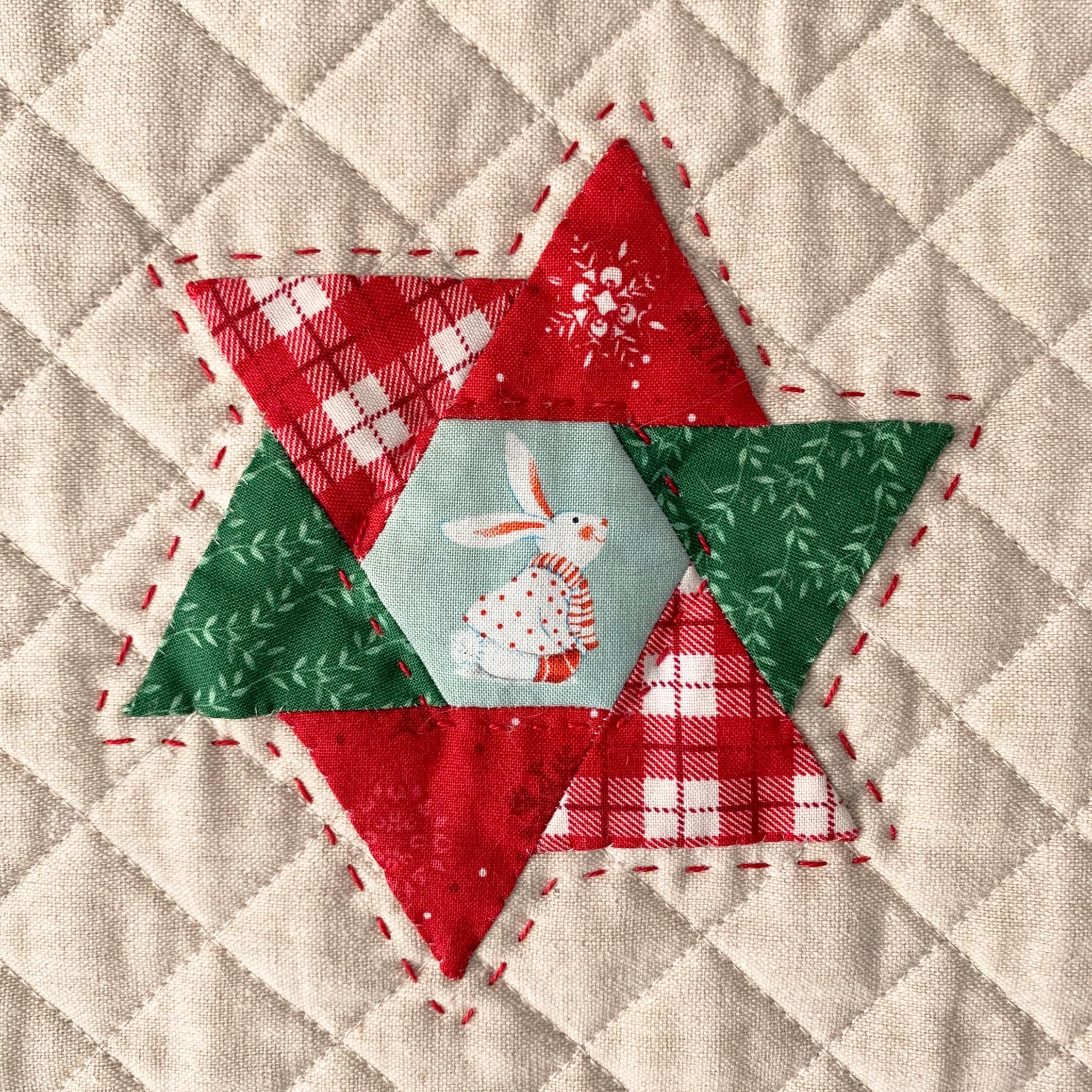 EPP Christmas Stars Wall-hanging or Door Hanger - English Paper Piecing ...