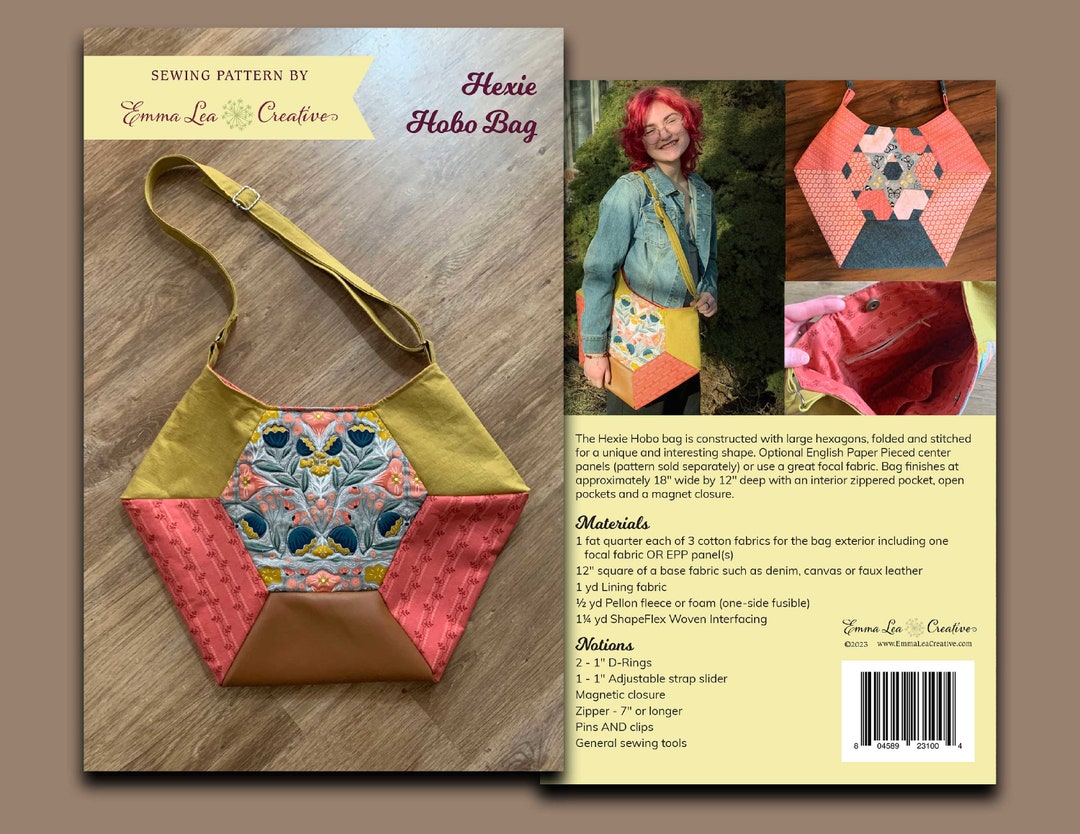 Hexie Hobo Bag Pattern PDF - Etsy