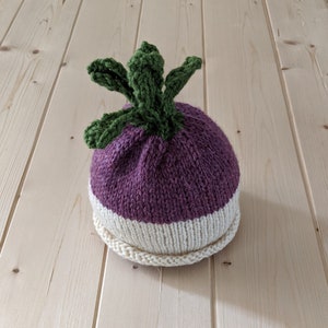 Turnip Hat Veggie Hat Hand Knit Photo Prop - Etsy