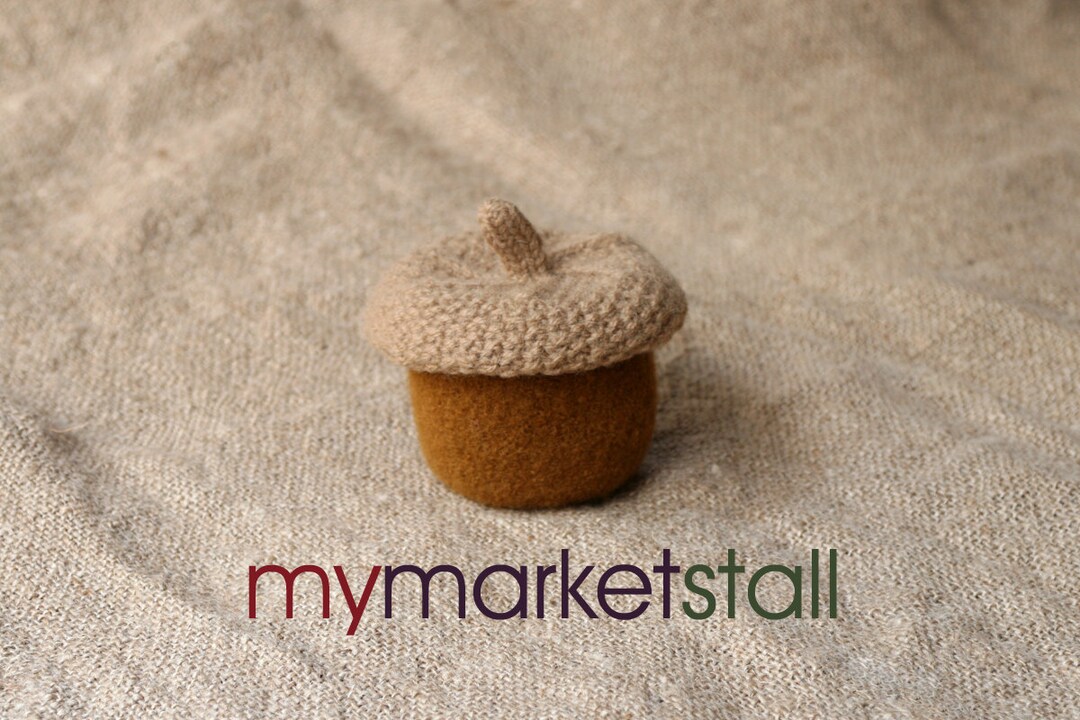 Knitting Pattern Acorn Jar Acorn Jar Knit Felt - Etsy