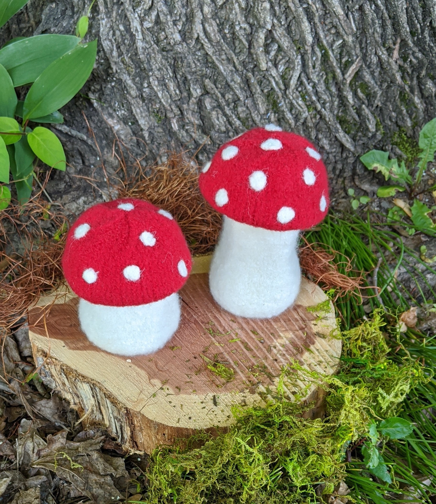 Felted Toadstool Mushroom Jar | Etsy