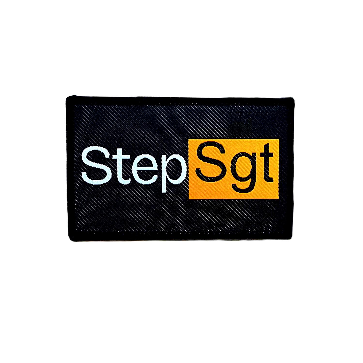 Step Sergeant SGT Funny Military Morale Tactical Hook and Loop for ...