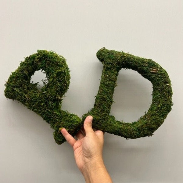 Moss Letter - Etsy