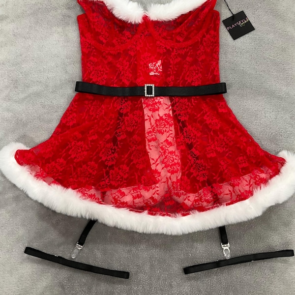 Christmas Lingerie - Etsy