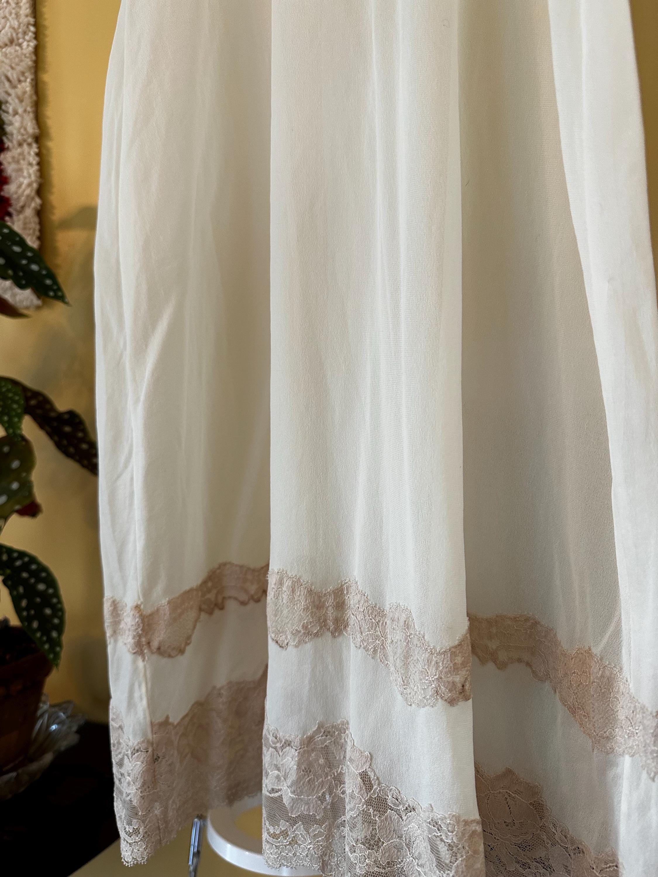 Vintage Short Lingerie Slips With Lace Detailing - Etsy