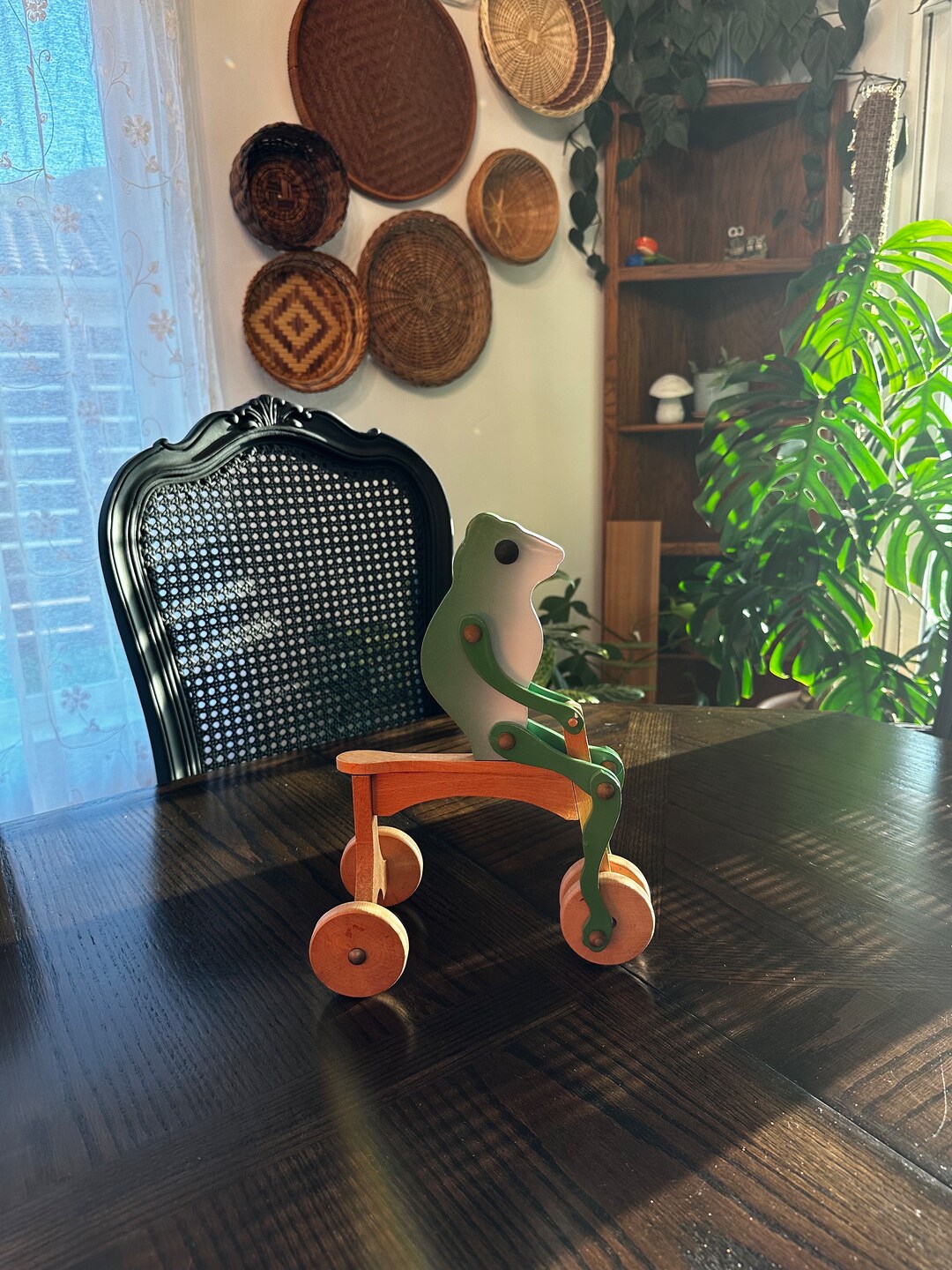 Movable Wooden Frog Toy - Etsy