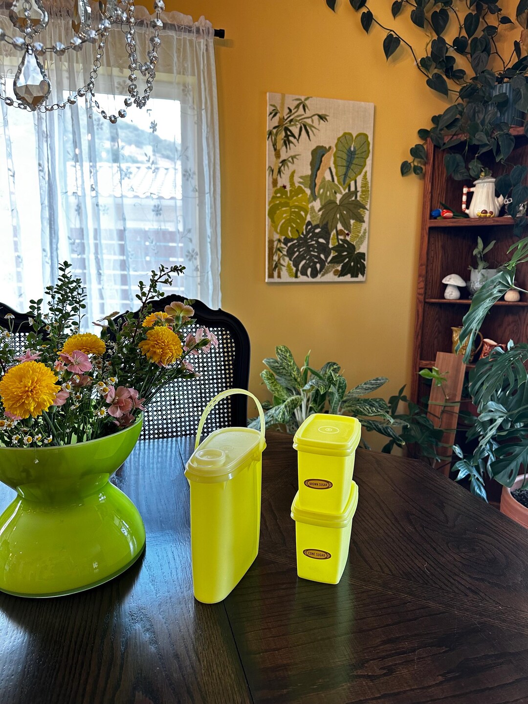 Vintage Yellow Tupperware Pieces - Etsy