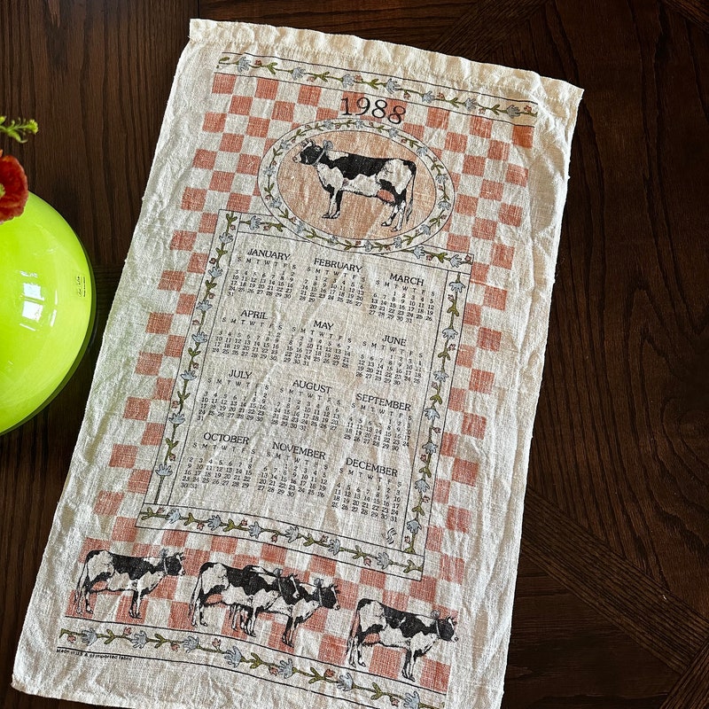 2025 Towel Calendar - Etsy