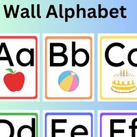 26 ABC Animal Alphabet Flashcards, Digital Alphabet Card for Preschool ...