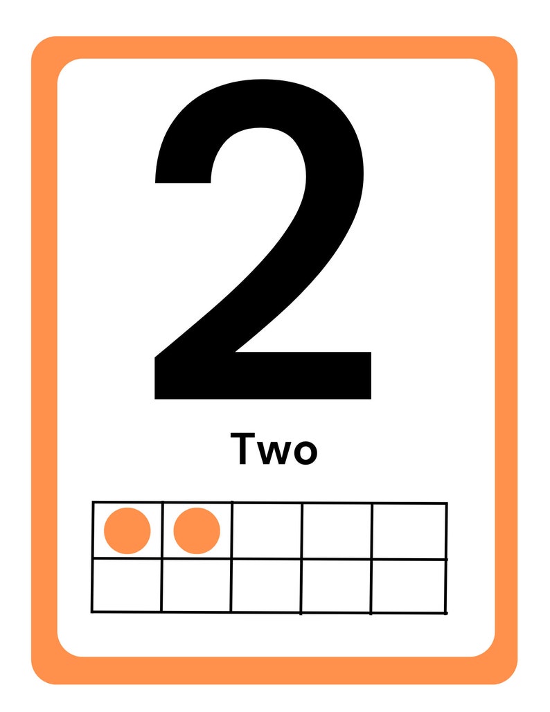 Printable Numbers 1 - 10 | Teacher Wall Decor | Daycare Learning | 1-10 ...