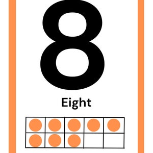 Printable Numbers 1 - 10 | Teacher Wall Decor | Daycare Learning | 1-10 ...