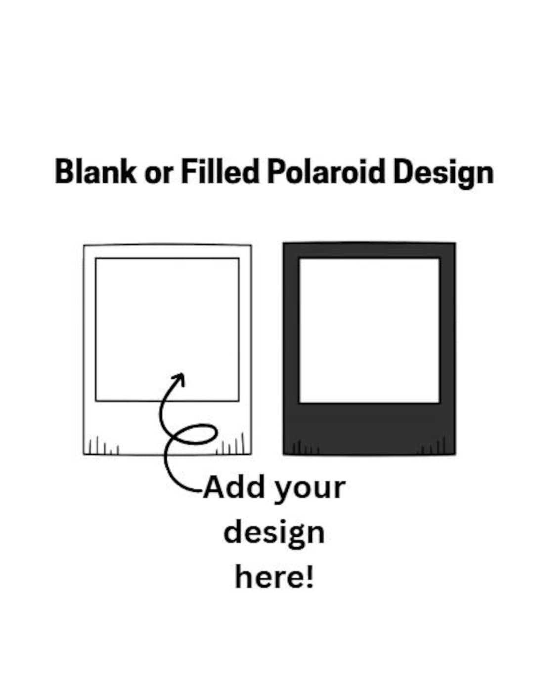 Polaroid Picture Embroidery Outline | Add Your Own Design | Machine ...
