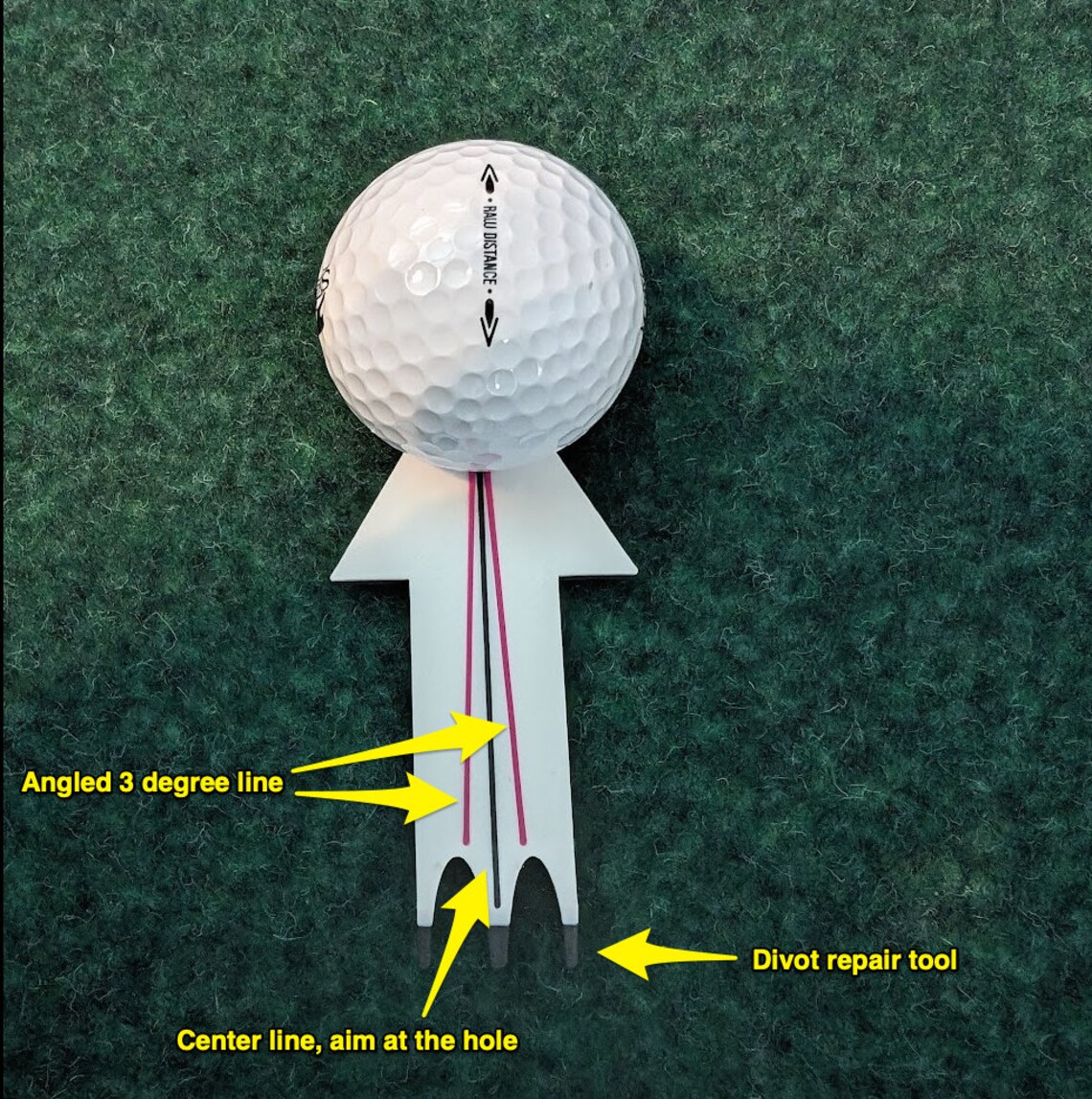 Golf Alignment Ball Marker | Ball Marker Improves Putting Accuracy ...
