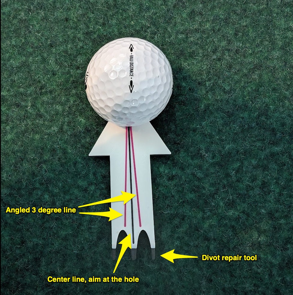 Golf Alignment Ball Marker | Ball Marker Improves Putting Accuracy ...