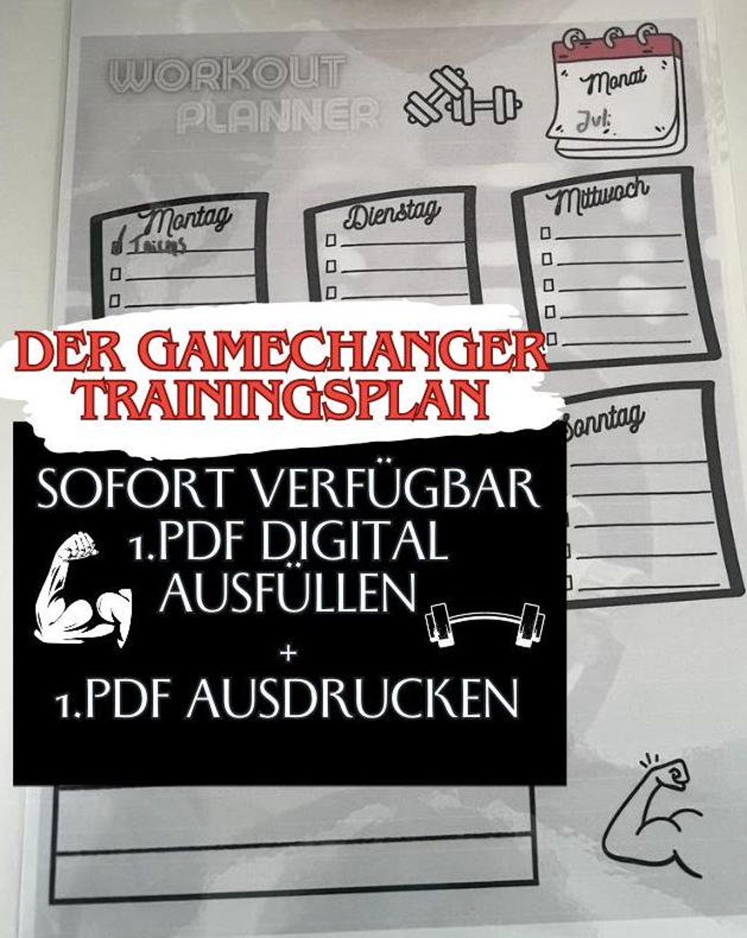 Trainingsplan Der Gamechanger Wochenplan Fitness Trainingsplan ...
