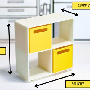 3D Printed Cube Shelf Storage (with Inserts) for Miniverse or Mini ...