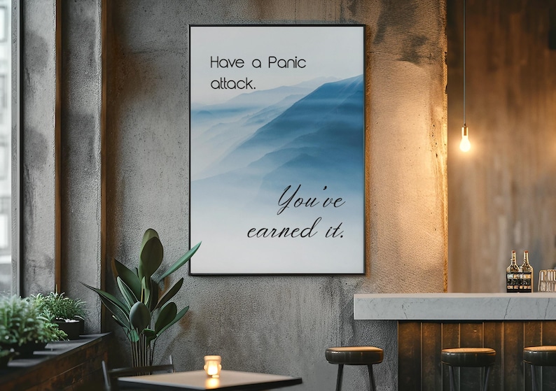 Funny Quotes Wall Decor Funny Affirmation Quote Poster Sarcastic Art ...