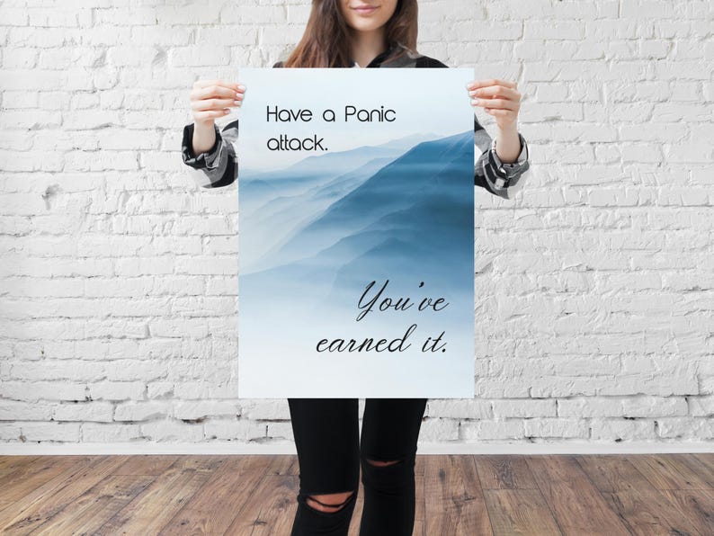 Funny Quotes Wall Decor Funny Affirmation Quote Poster Sarcastic Art ...