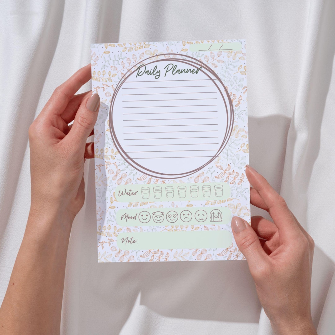 Nature-inspired Daily Planner Printable Template - Etsy
