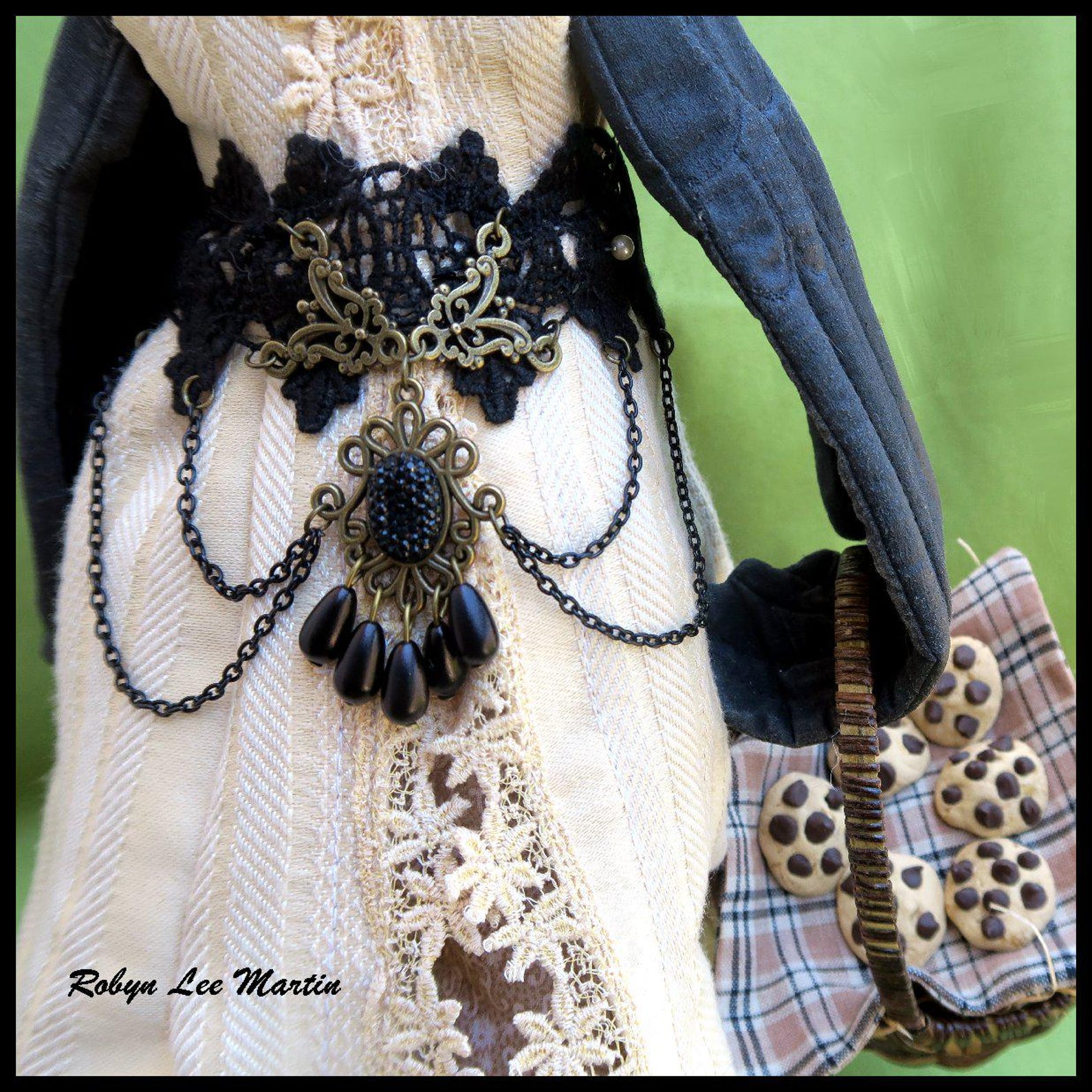 Fabric OOAK Bird, Crow, Raven Stump Doll - Etsy