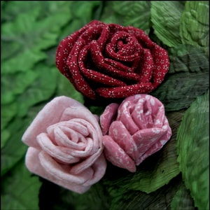 Fabric Rose Sewing Pattern: Soft Sculpture Flowers (PDF Pattern) - Etsy