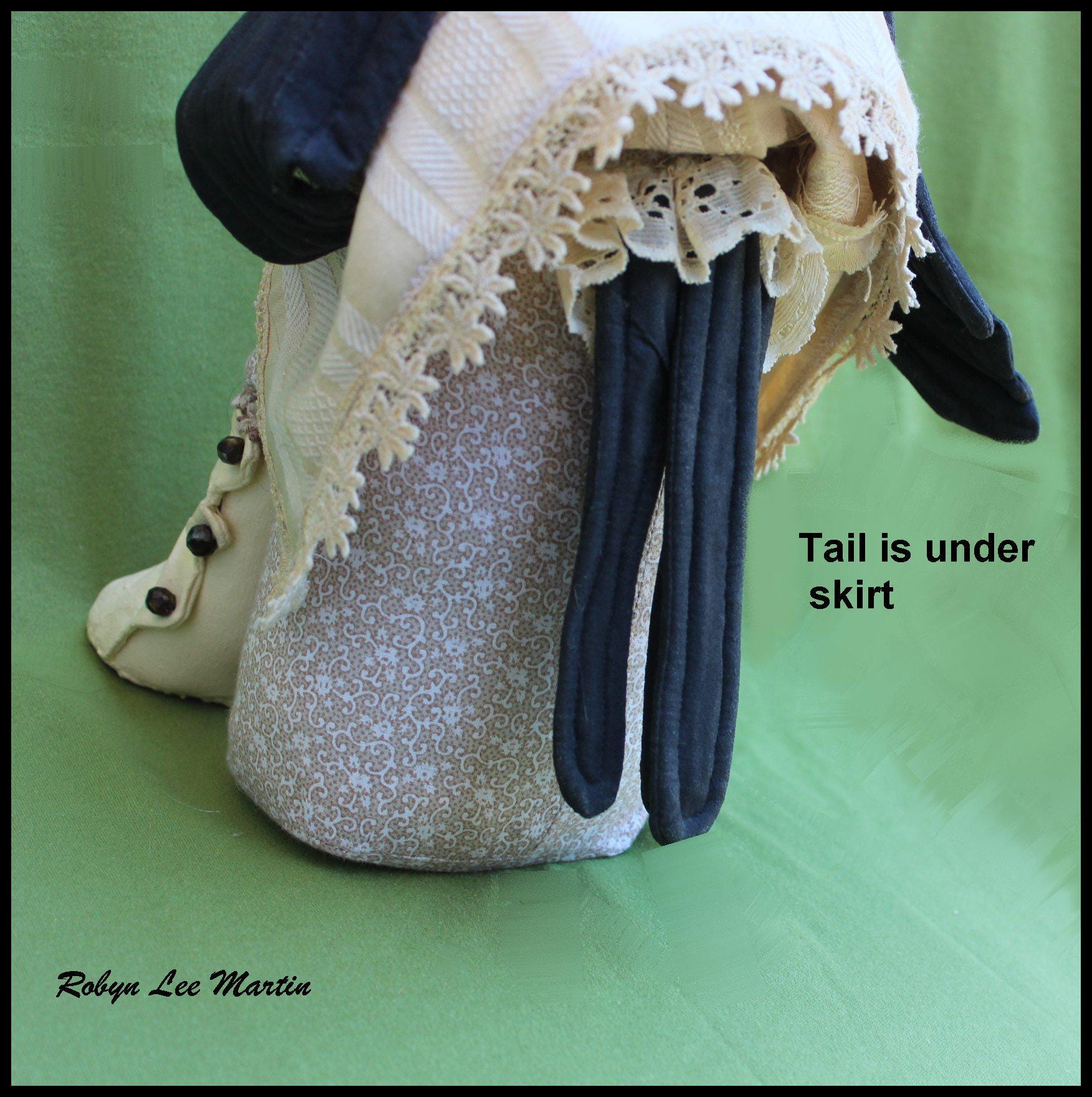 Fabric OOAK Bird, Crow, Raven Stump Doll - Etsy