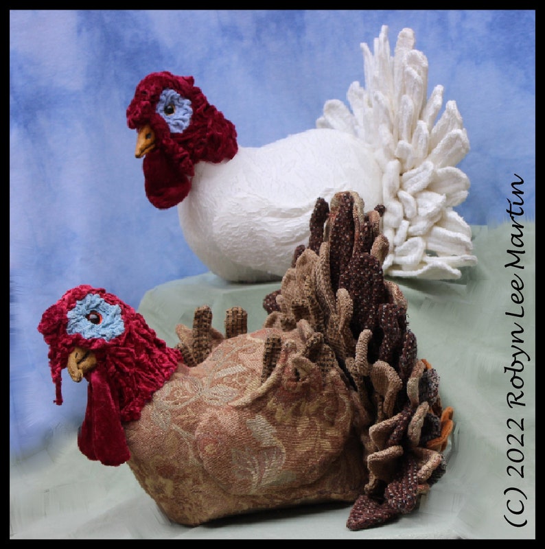 Primitive Turkey Pattern, Large Soft Sculpture Bird,fall Decoration - Etsy
