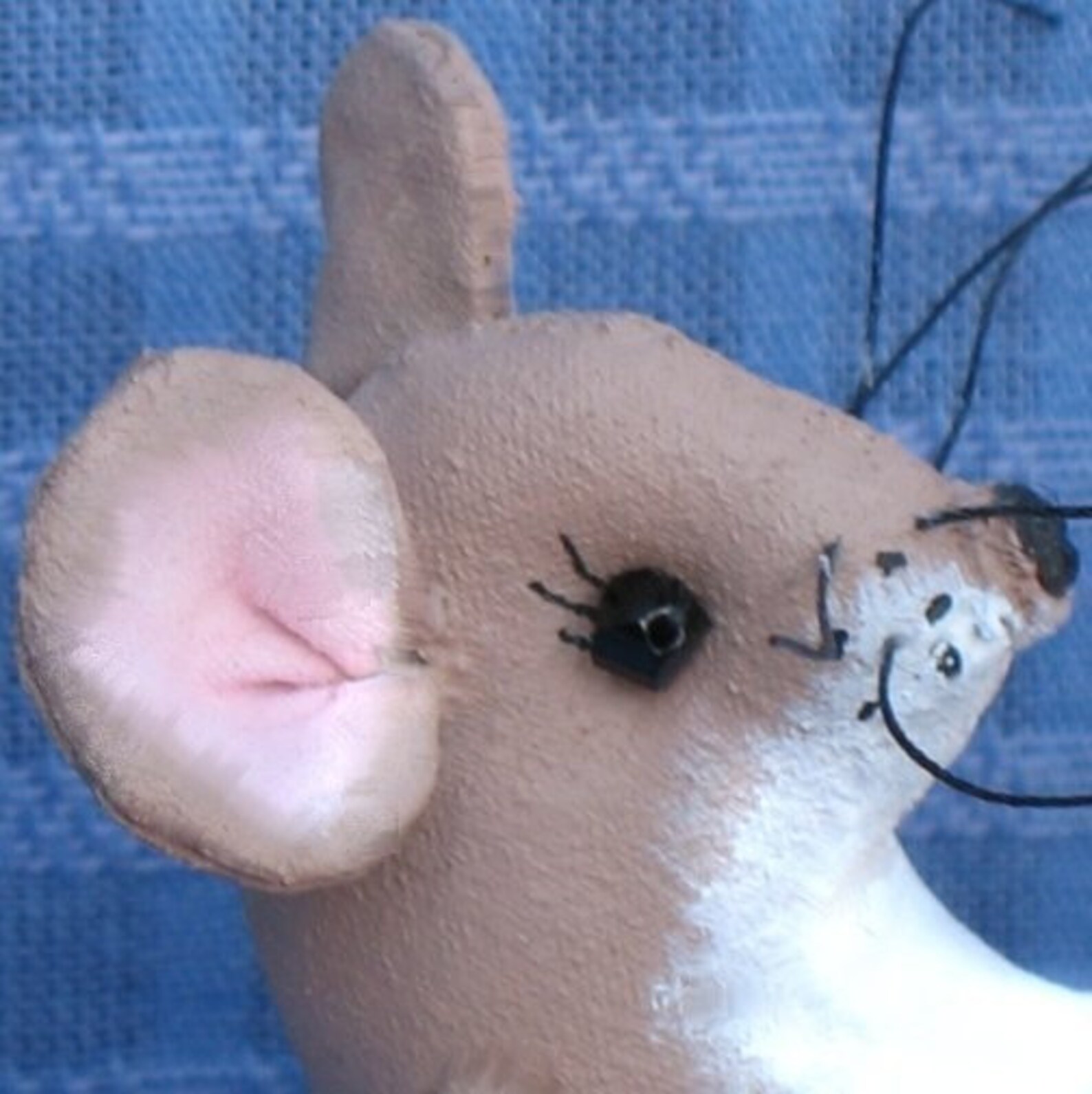 Primitive Mouse Pattern, Butterfly, Soft Sculpture Mouse Doll, - Etsy