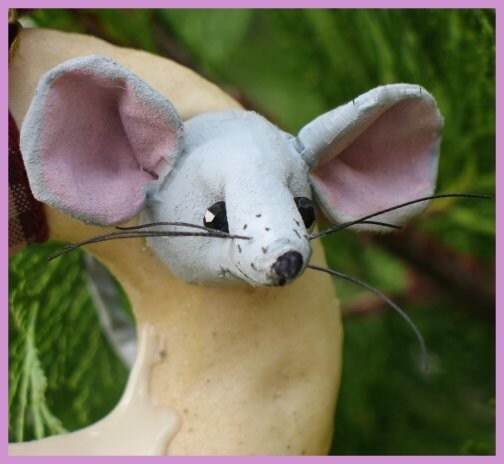 Primitive Mouse Sewing Pattern: Bagel & Donut Ornament (digital ...