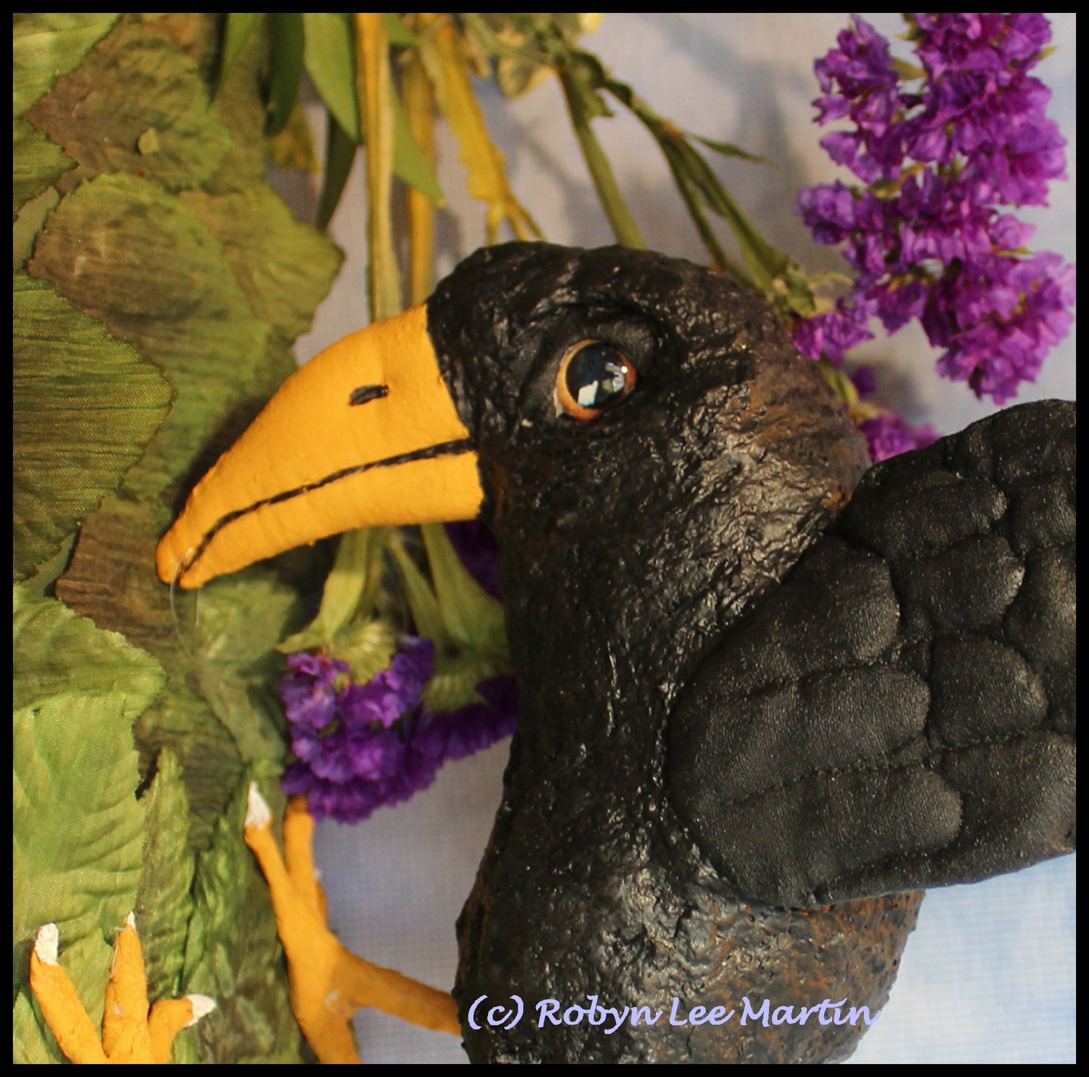 Primitive Fabric Crow Wall Decor Black Prim Crow farmhouse - Etsy