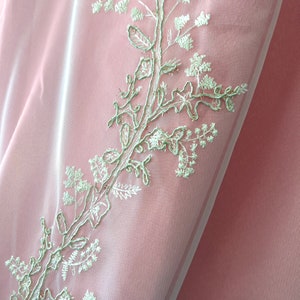 Luxury Double Layer Embroidered Bohemian Curtains for Living Room, High ...