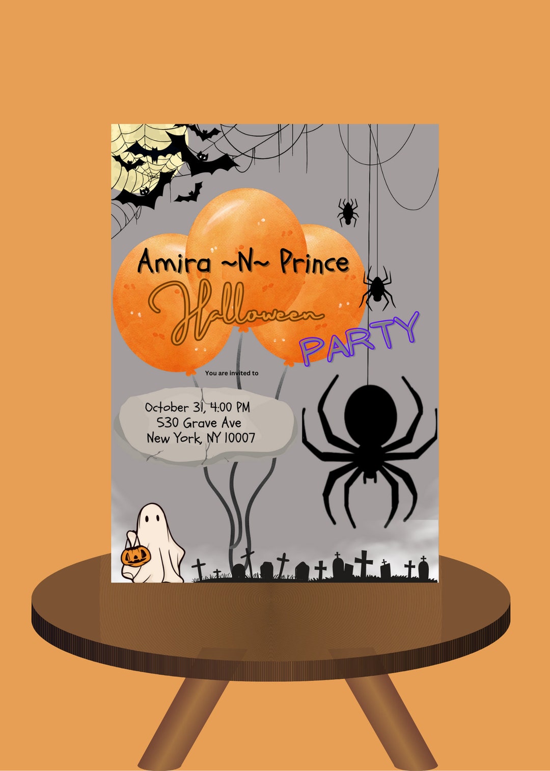 Halloween Party Invitation - Etsy