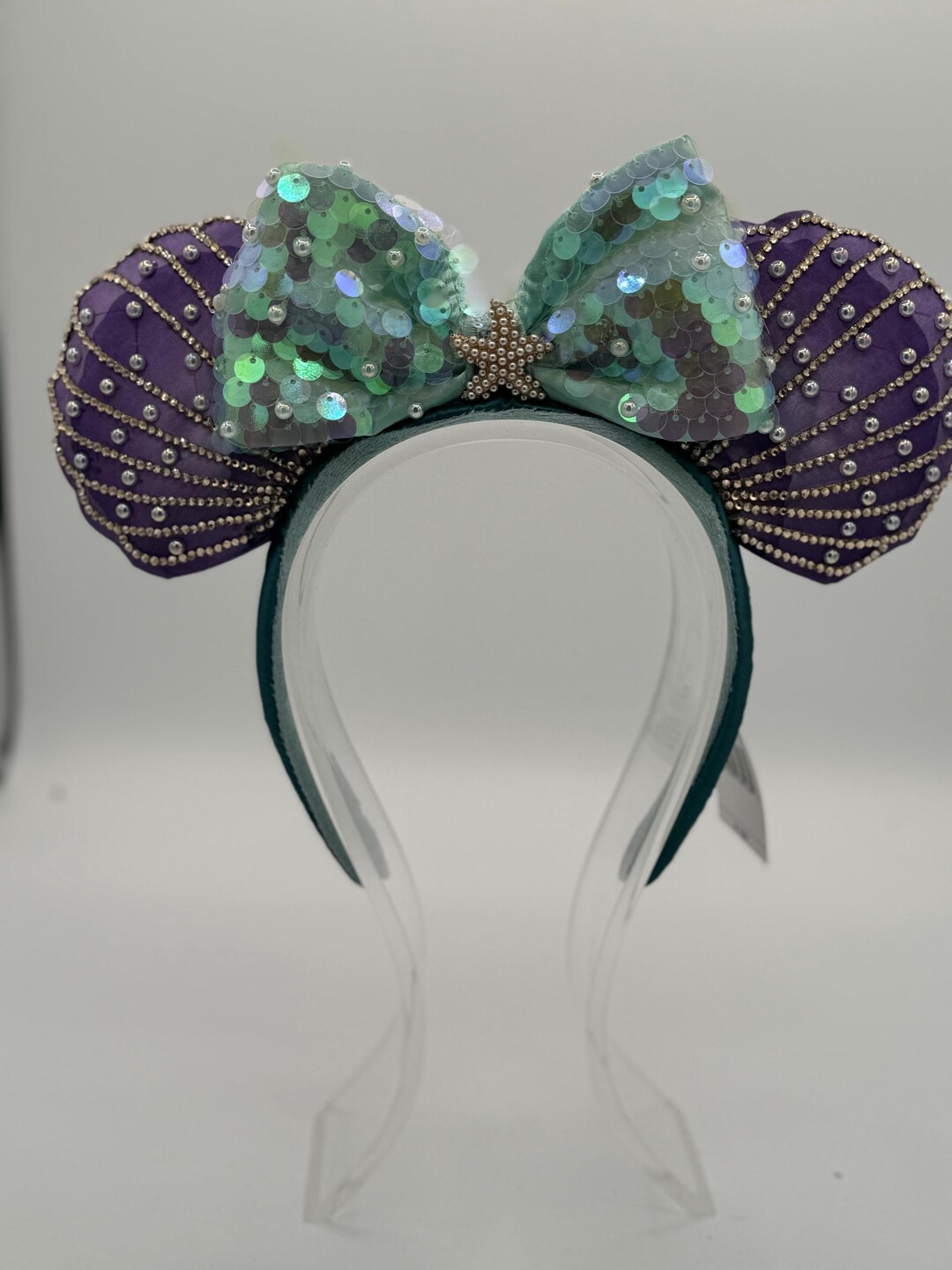 Mermaid, Bedazzled Ears, Ariel, Under the Sea - Etsy