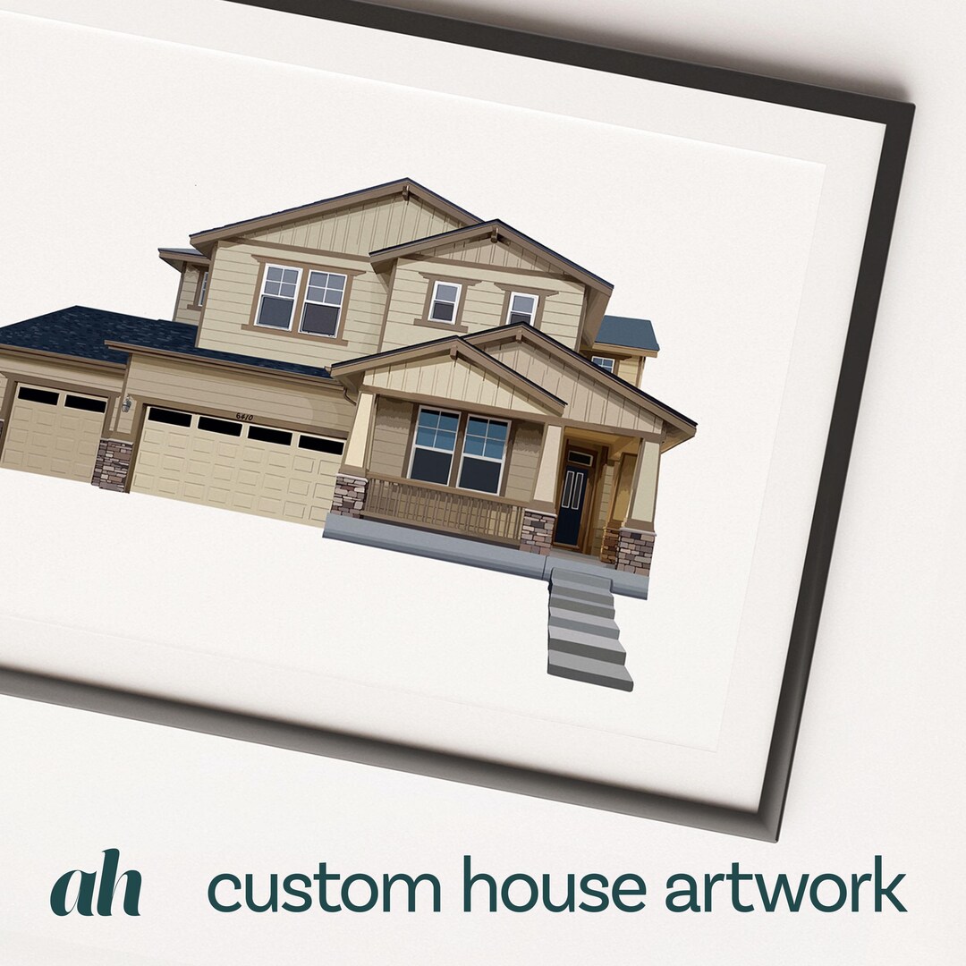 Digital House Drawings! - Etsy