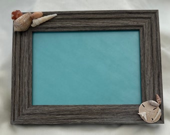 Seashell Picture Frame, Seashell Art, Decorative Shell Frame, Shell Art ...