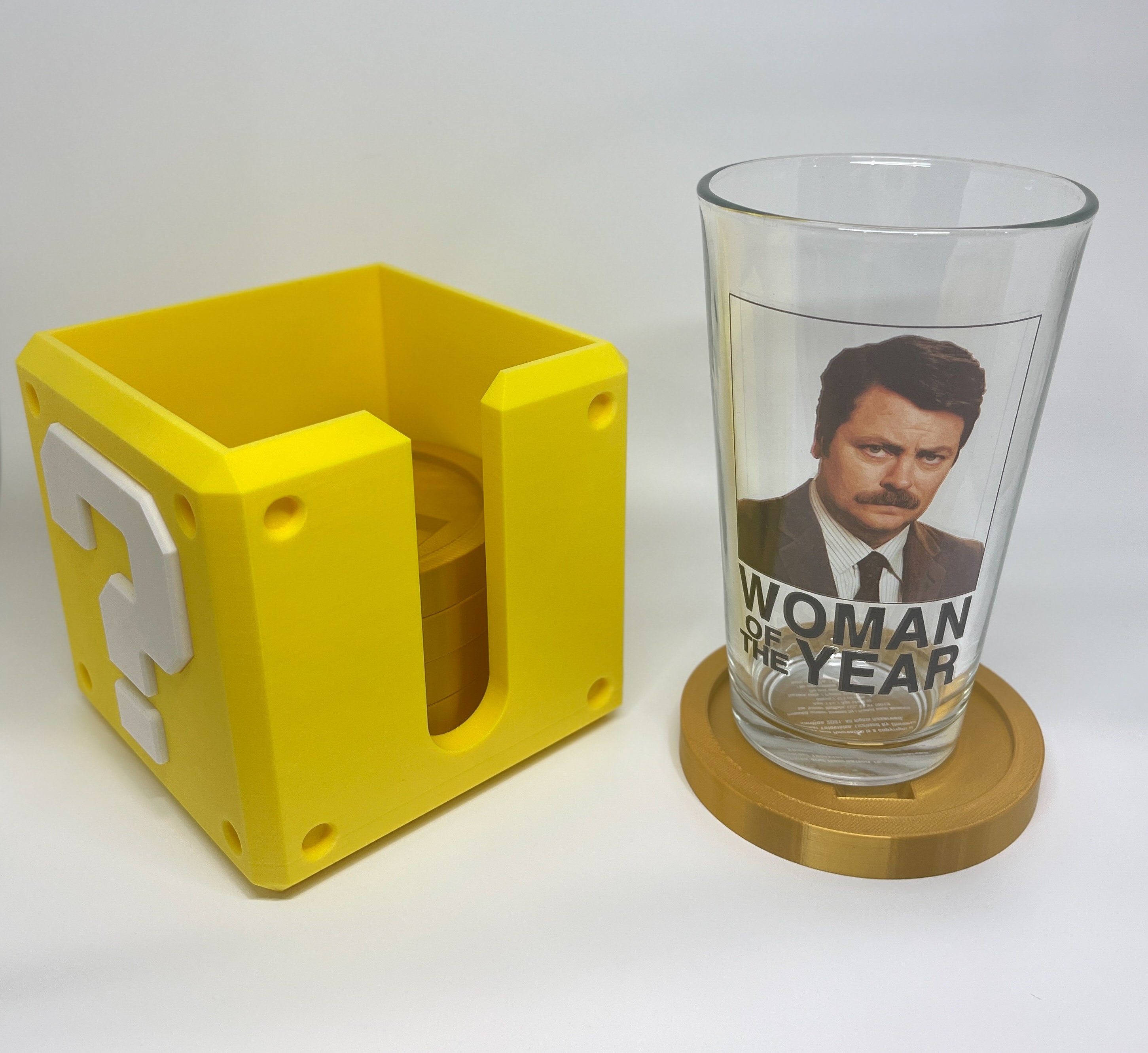 Mario Mystery Coaster - Etsy