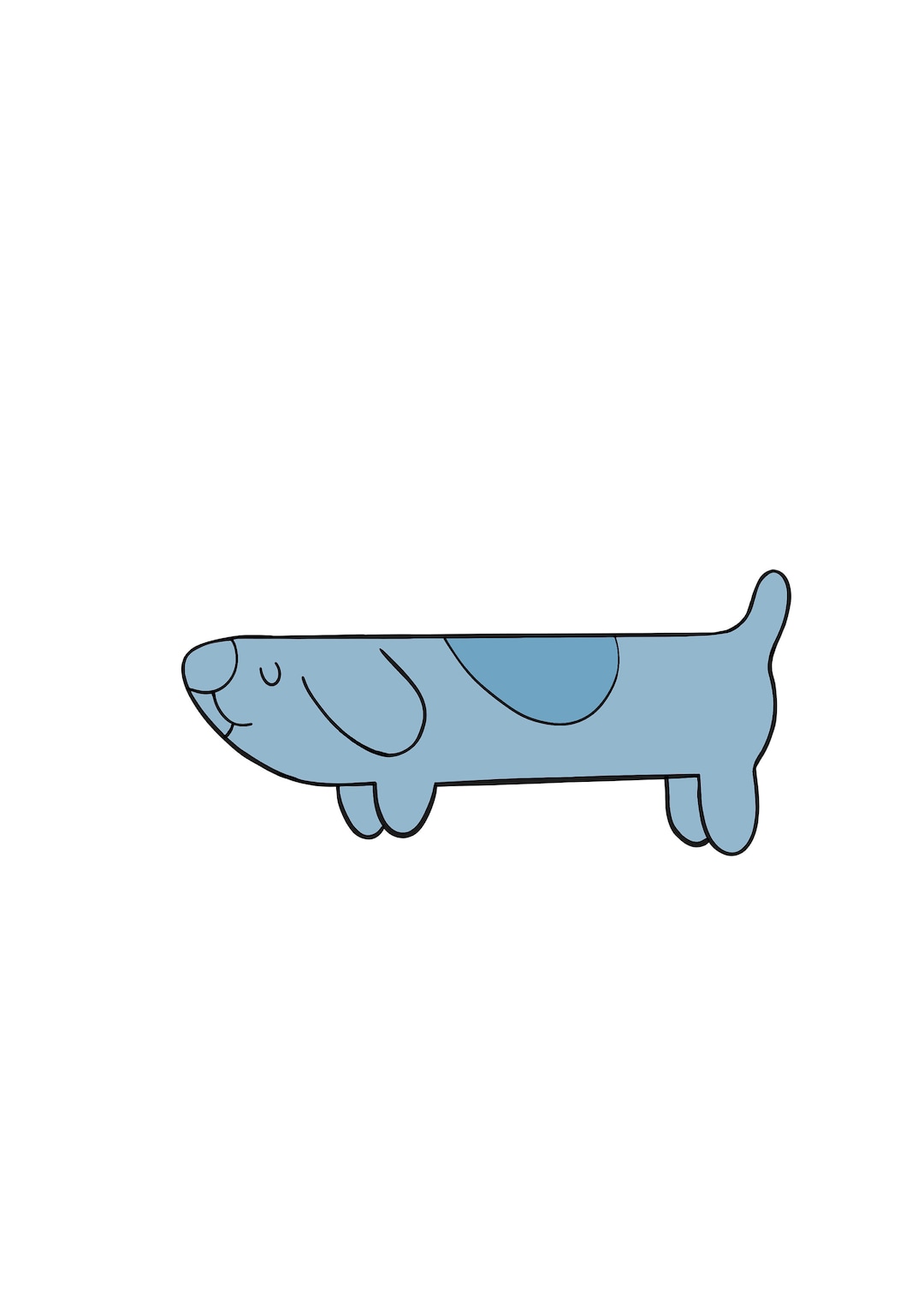 Long Dog Bluey Long Dog PNG - Etsy
