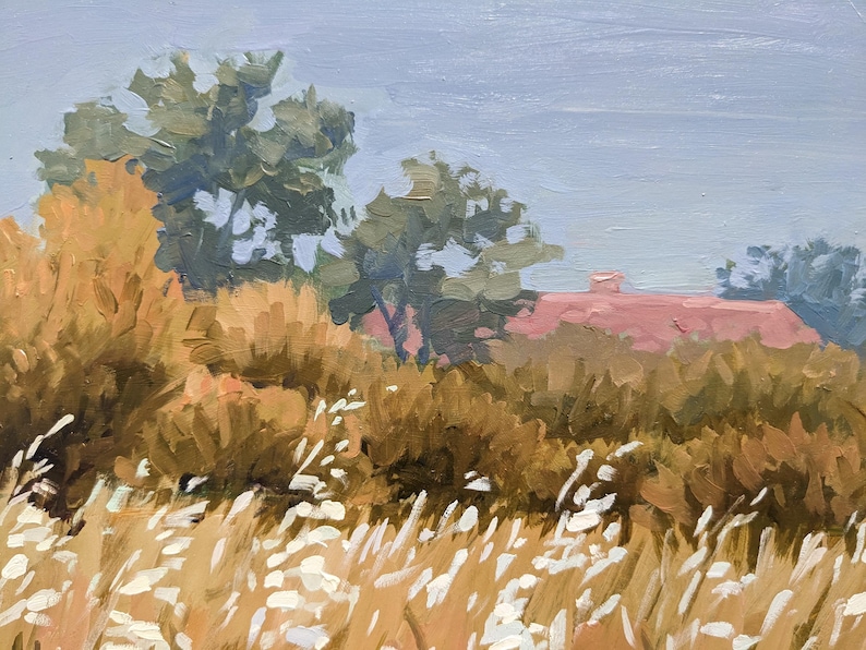 Original Oil Painting 11x14 on Canvasboard Impasto Landscape Art ...