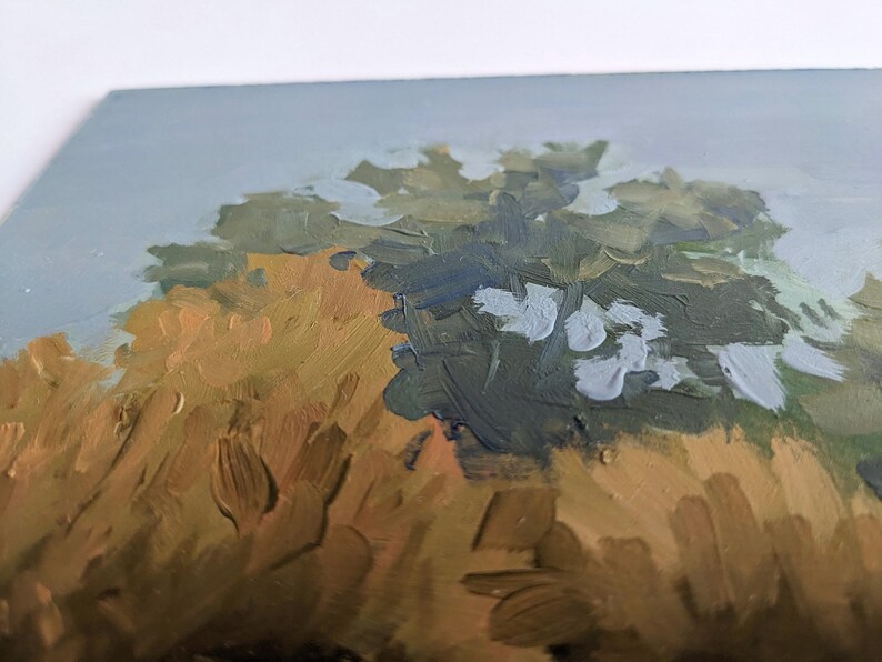 Original Oil Painting 11x14 on Canvasboard Impasto Landscape Art ...