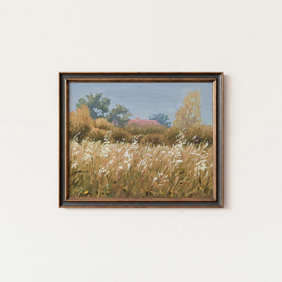 Original Oil Painting 11x14 on Canvasboard Impasto Landscape Art ...