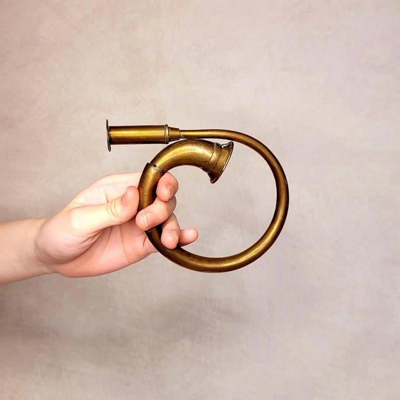 Vintage Brass Bugle Horn Collection - Hunting Horns - Rustic Wall Decor ...