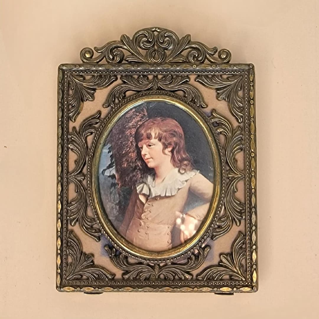 Vintage Italian Brass Florentine Photo Frame, 60s Renaissance Decor - Etsy