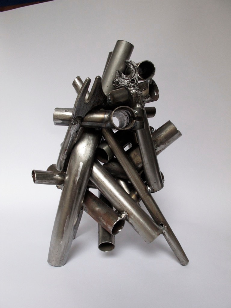 Cyclists Modern Art Bike Sculpture "warrior" - Etsy
