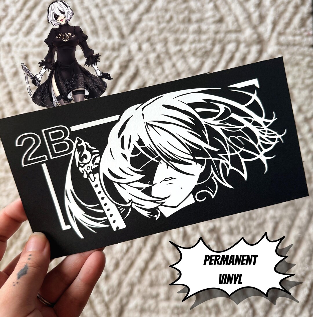 Peeker Slap Style Vinyl Decal - Nier Automata 2B - Etsy